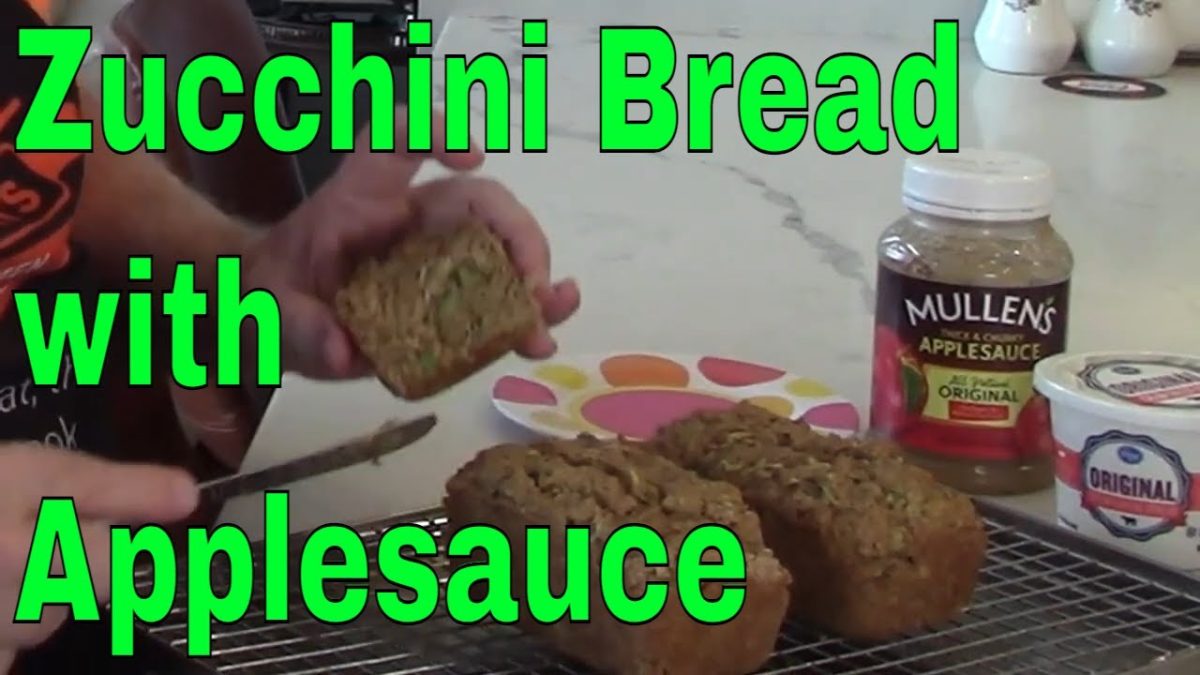 Zucchini Bread with Applesauce Recipe - Cooking Secrets for Men