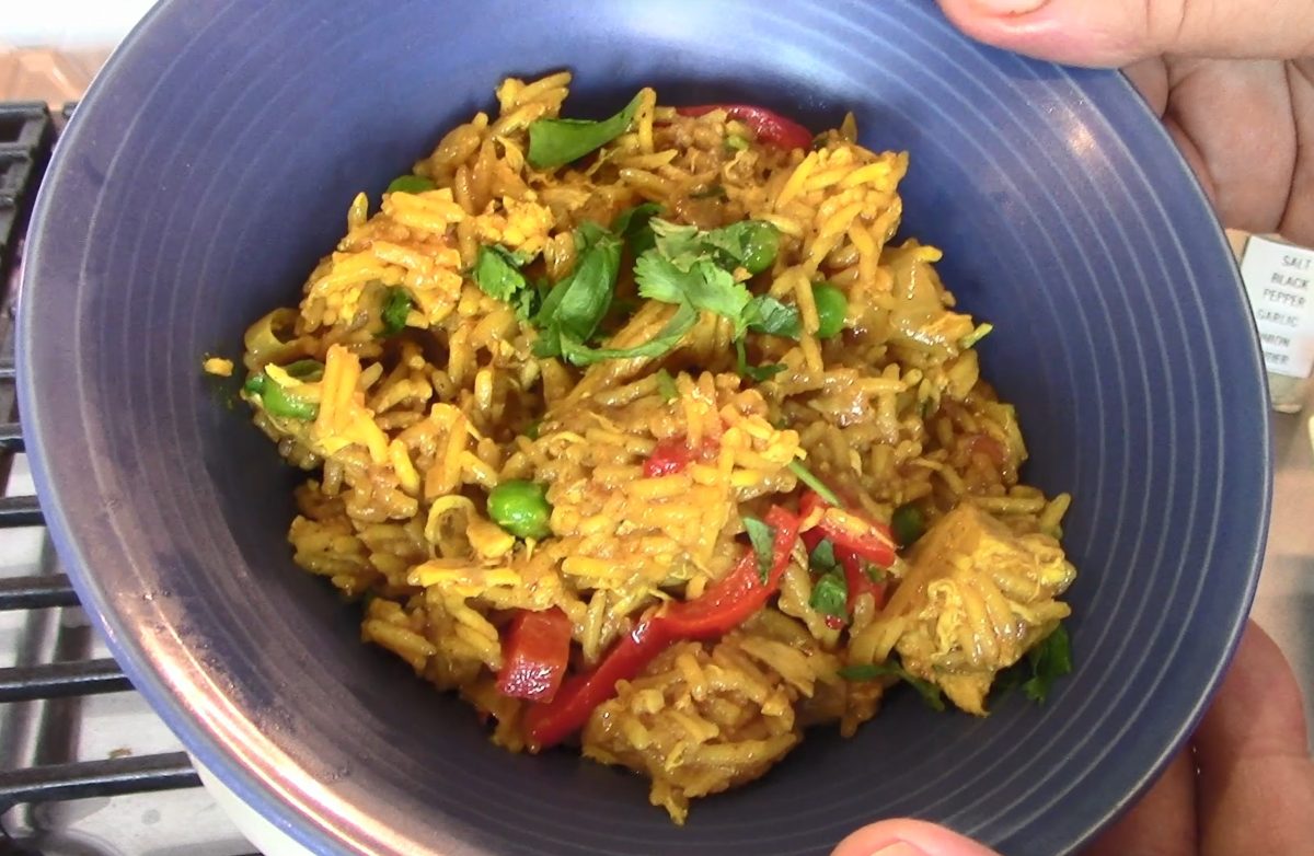 Leftover Chicken Biryani - Cooking Secrets for Men - Recipe