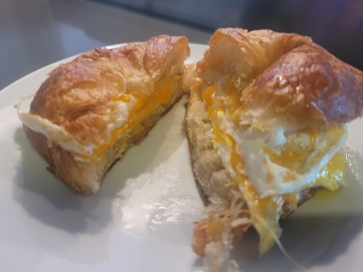 Fried Egg Sandwich, with Two Eggs & Cheddar Cheese - Cooking Secrets ...